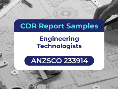 EA Approved CDR Report Samples - CDRAustraliaHelp